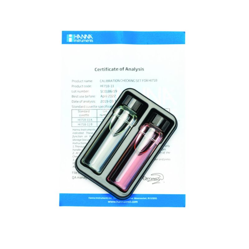 Iodine Calibration Check Set for Checker® HC - HI718-11